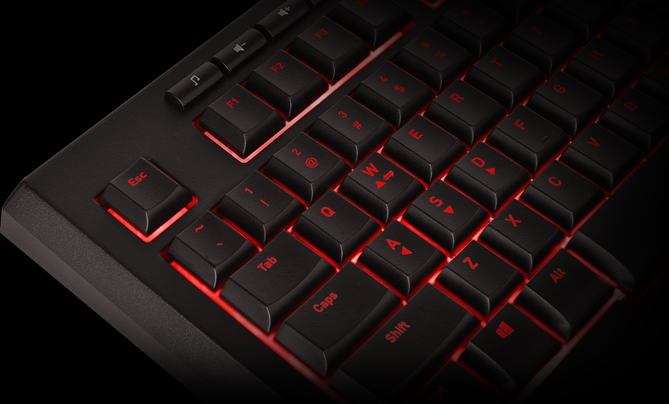 Thermaltake TteSPORTS Commander Pro Wired Keyboard and Mouse Combo CM ...