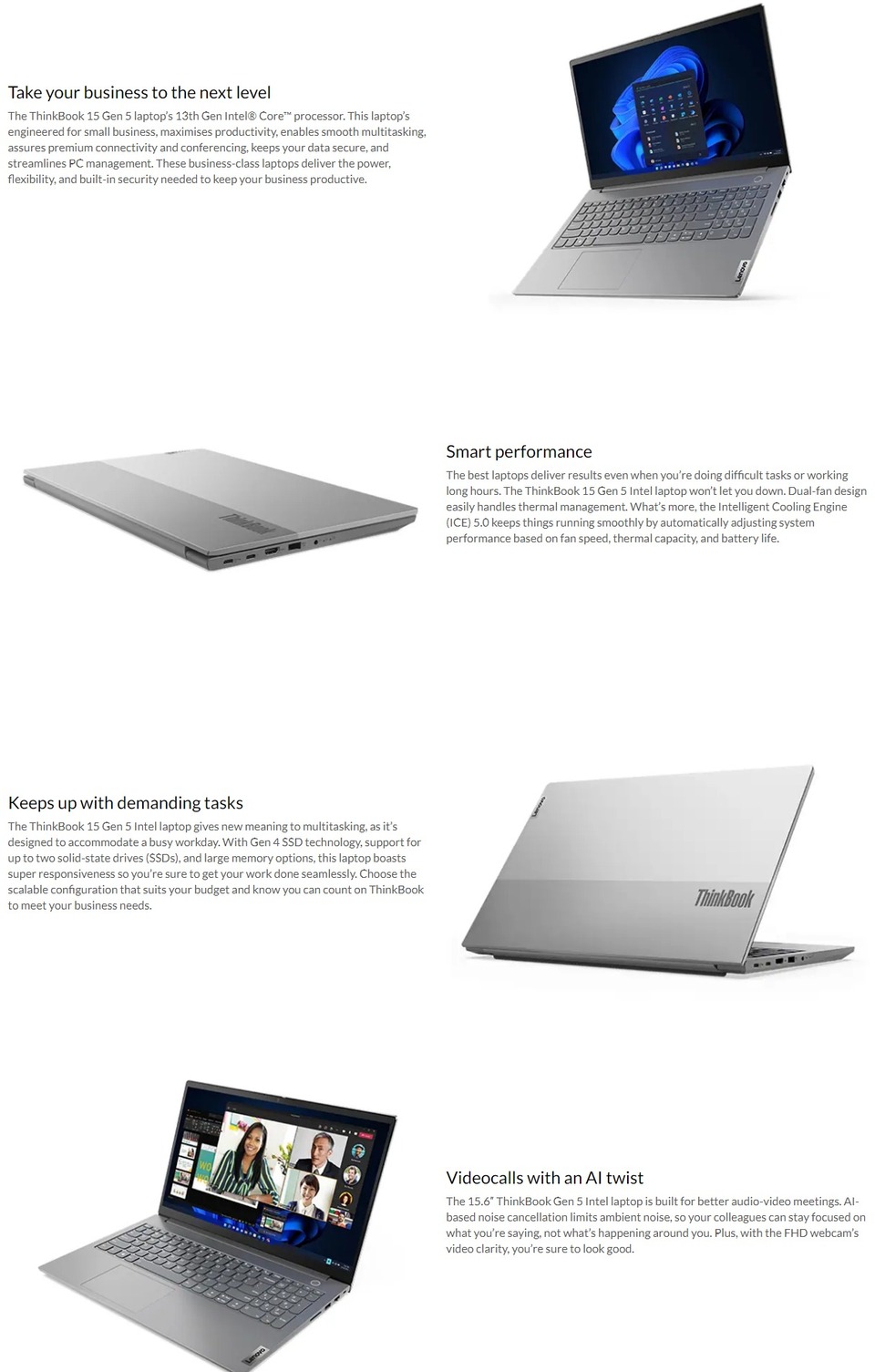 Lenovo ThinkBook 15 G5 IRL 15.6" i7 Laptop Win 11 Pro 21JD001HAU | CA