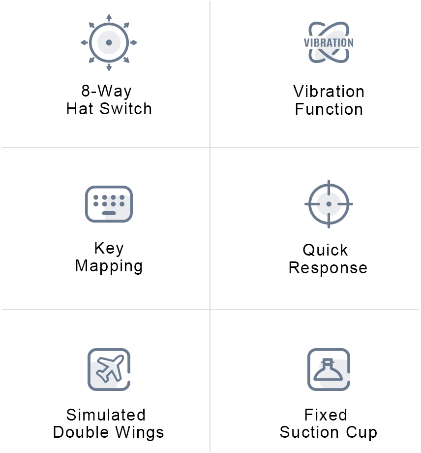 PXN-2119PRO Flight Stick for PC & Consoles Black - | Computer Alliance