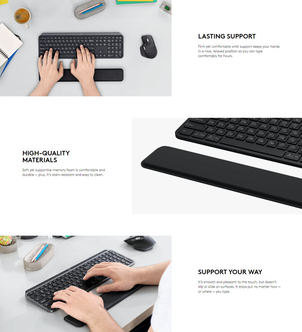 Logitech MX Wrist Rest 956-000001 | Computer Alliance