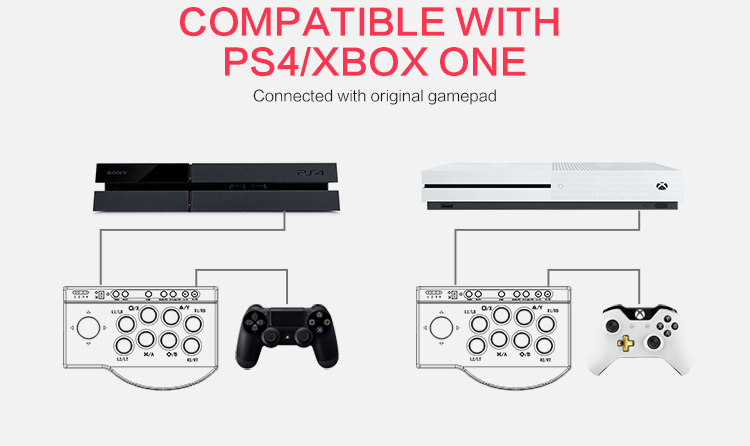 PXN-0082 Arcade Fighting Stick Black | Computer Alliance