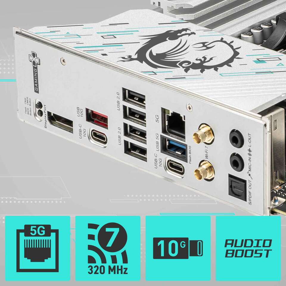 MSI AM5 ATX B850 GAMING PLUS WIFI Motherboard | Computer Alliance