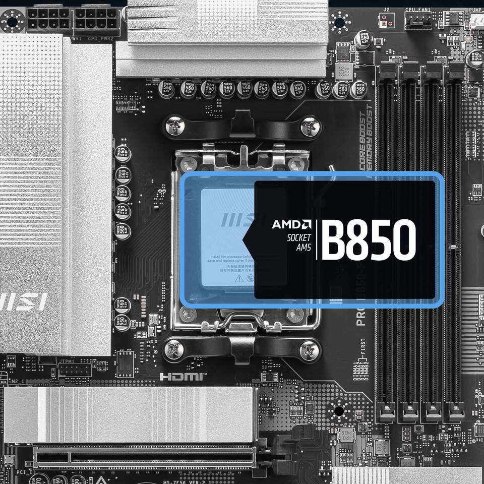 MSI AM5 ATX PRO B850-P WIFI DDR5 Motherboard | Computer Alliance