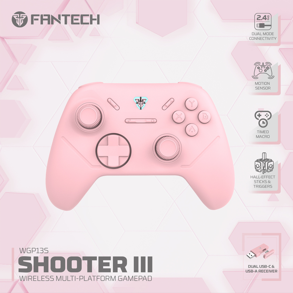 Fantech SHOOTER III Wireless Hall-Effect Multi-platform Gaming ...