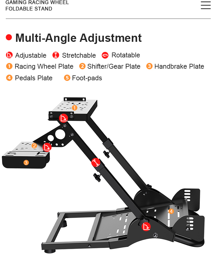 PXN-A10 Foldable and Adjustable Racing Sim Frame | Computer Alliance