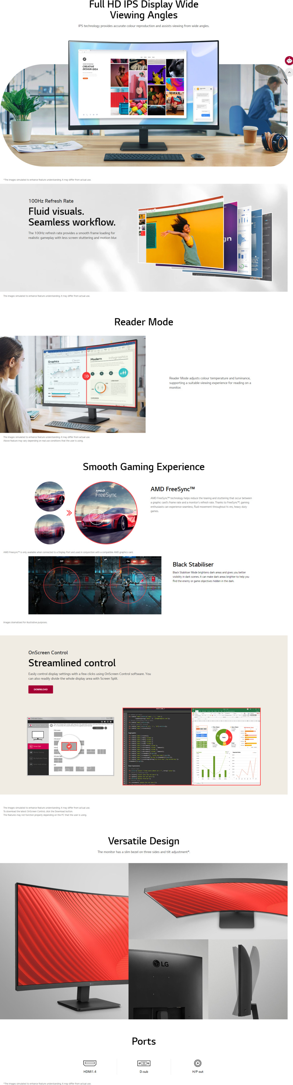 24" LG 24MR400-B FHD IPS LED FreeSync Monitor | Computer Alliance