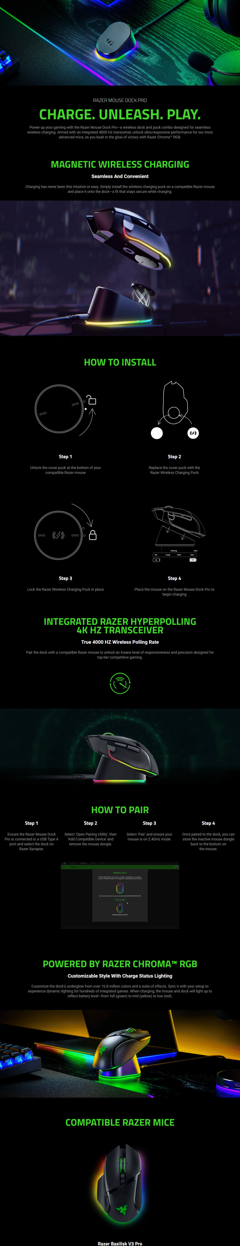 Razer Mouse Dock Pro | Computer Alliance