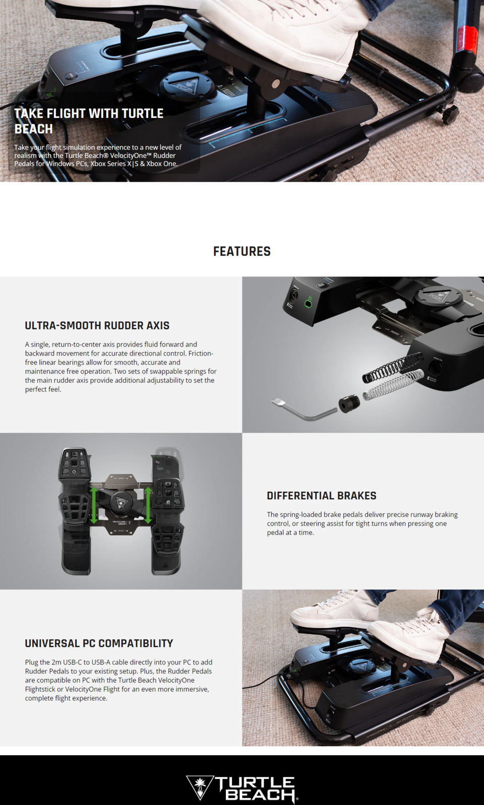 Turtle Beach VelocityOne Rudder FS-TBS-0718-05 | Computer Alliance