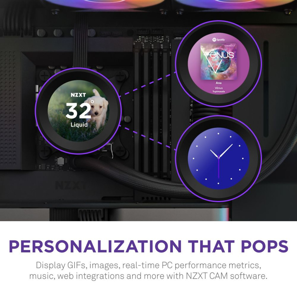 NZXT Kraken Elite 280mm RGB AIO Liquid CPU Cooler RL-KR28E-B1 | CA