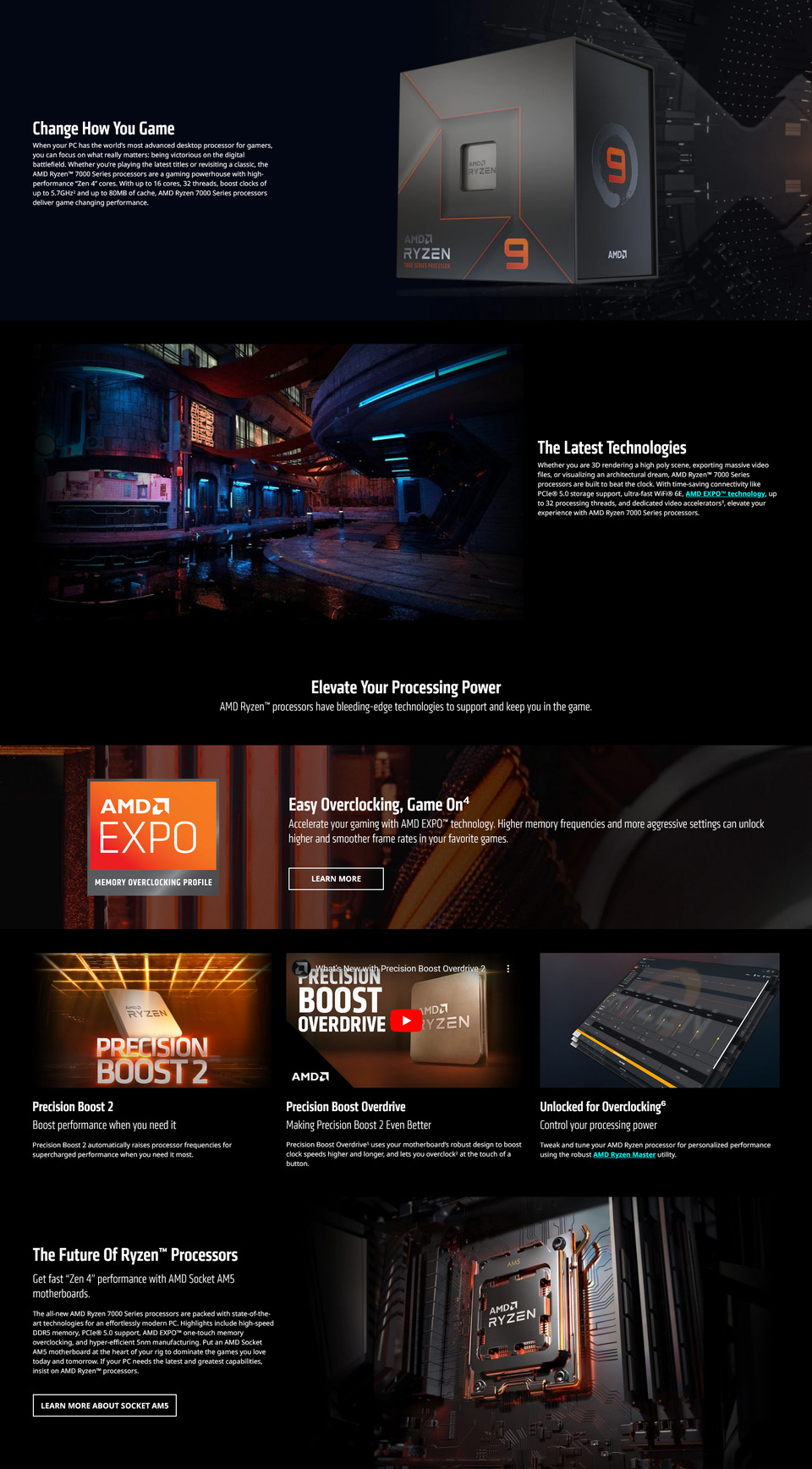 AMD AM5 Ryzen 5 7600X 6 Core 4.7GHz CPU (No Cooler) 100-100000593WOF | CA