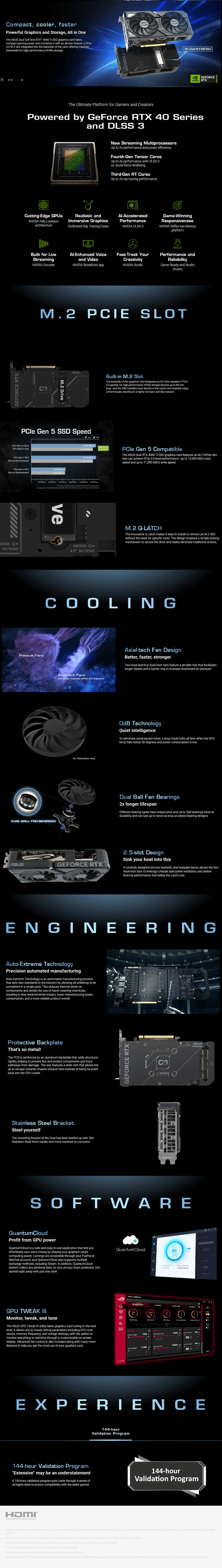 Asus RTX 4060 Ti 8GB Dual OC SSD Graphics Card | Computer Alliance