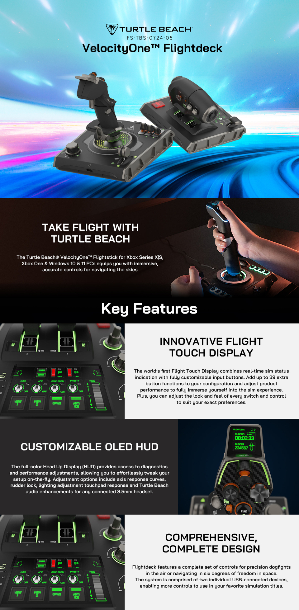 Turtle Beach VelocityOne Flight Deck FS-TBS-0724-05 | Computer Alliance