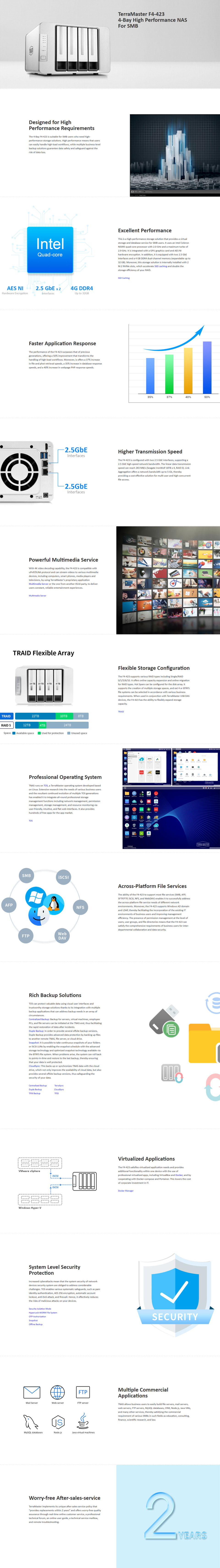 4 Bay Terra Master F4-423 NAS for SMB | Computer Alliance
