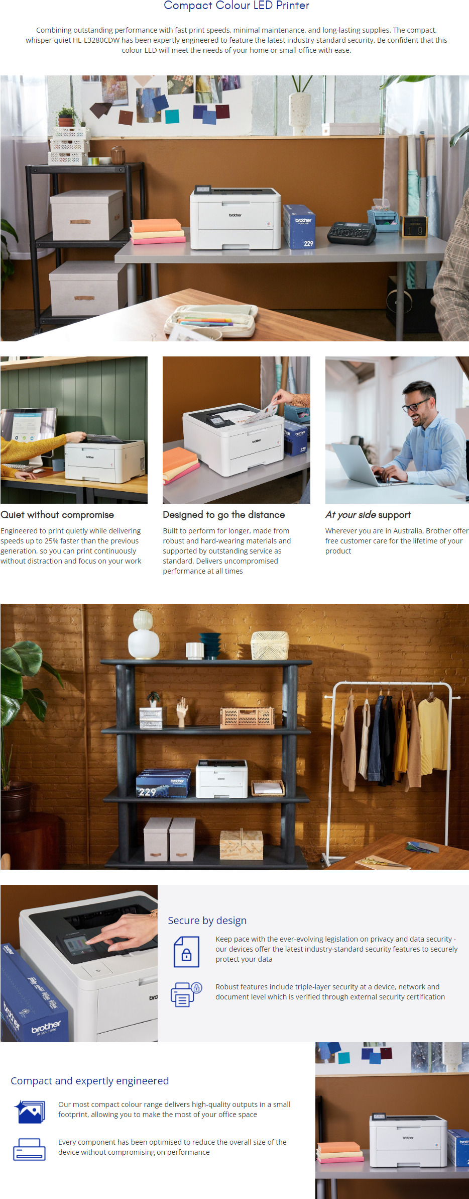 Brother HL-L3280CDW Wireless Colour Laser LED Printer | Computer Alliance