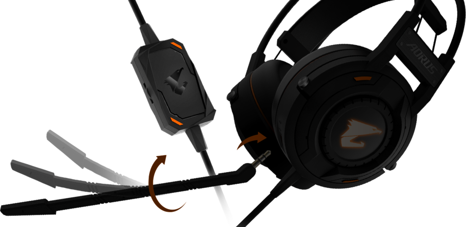 Gigabyte AORUS H5 RGB Gaming Headset AORUS-H5 | Computer Alliance