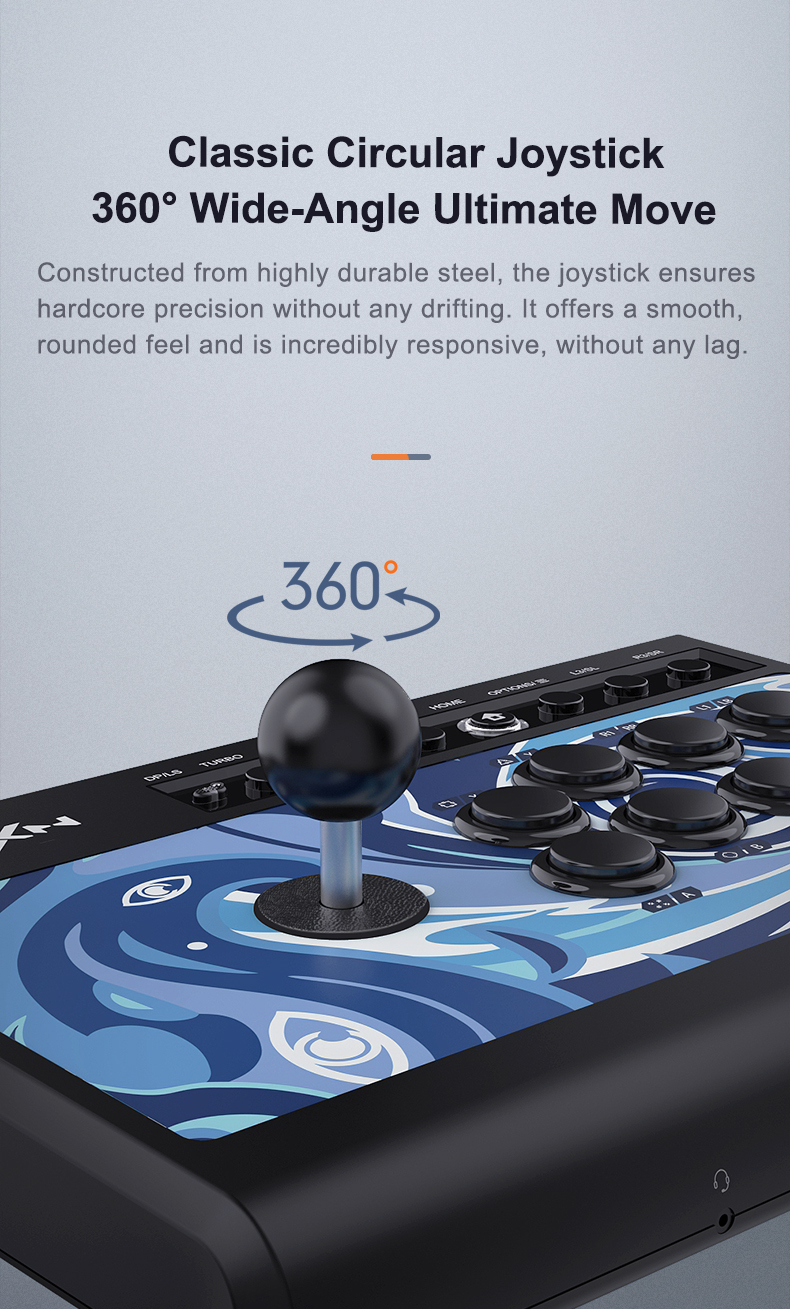 PXN-008 Arcade Fighting Stick Black | Computer Alliance