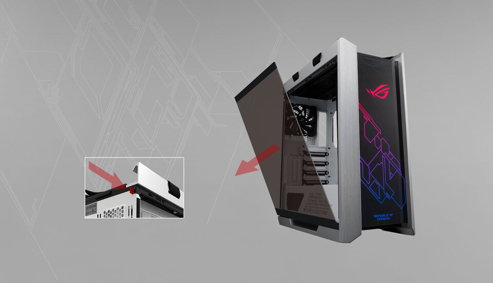 ASUS E-ATX ROG Strix Helios GX601 RGB TG Case White | Computer Alliance