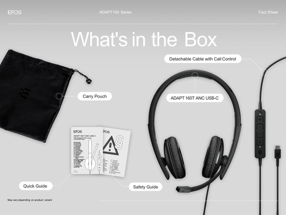 EPOS ADAPT 165 USB-C II Wired Headset | Computer Alliance