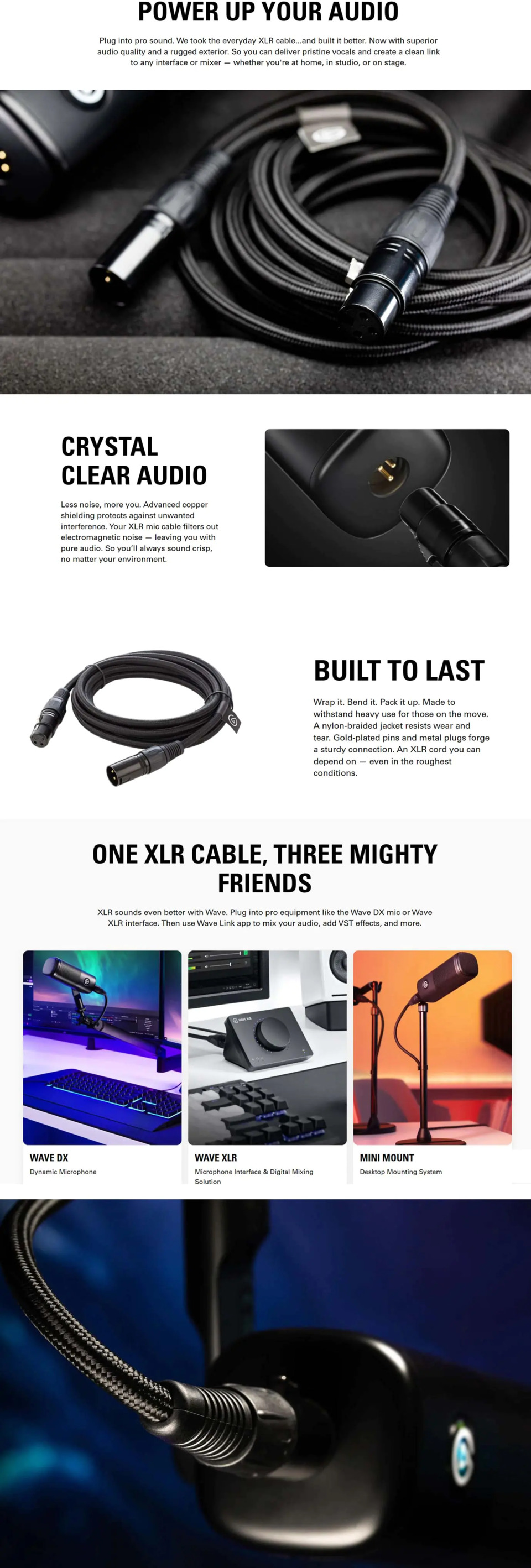 Elgato 3 Metre XLR Cable 10CAL9901 | Computer Alliance