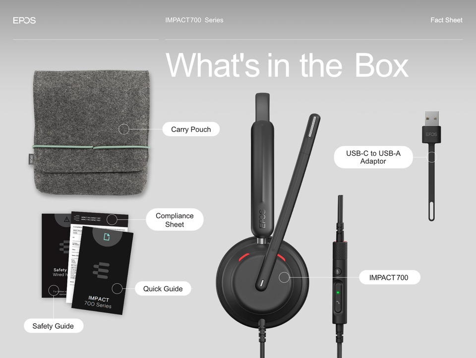 EPOS IMPACT 760T ANC USB Stereo Headset for Teams | Computer Alliance