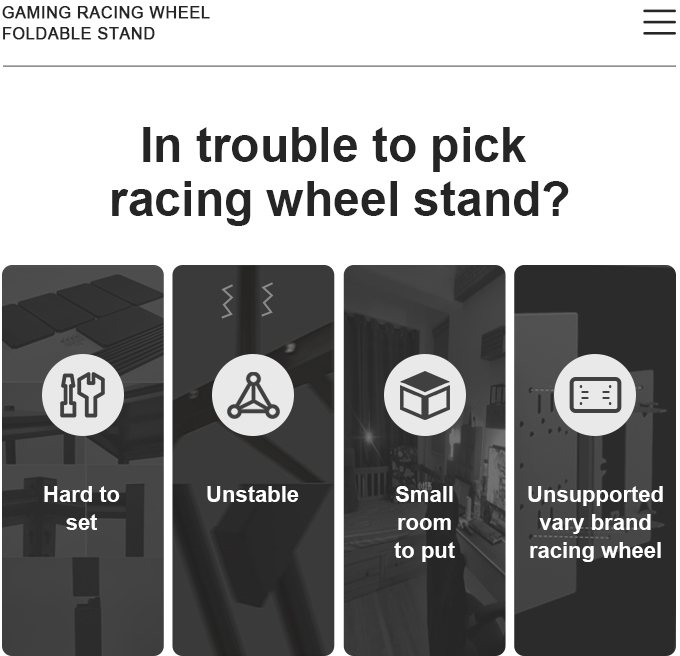 PXN-A10 Foldable and Adjustable Racing Sim Frame | Computer Alliance