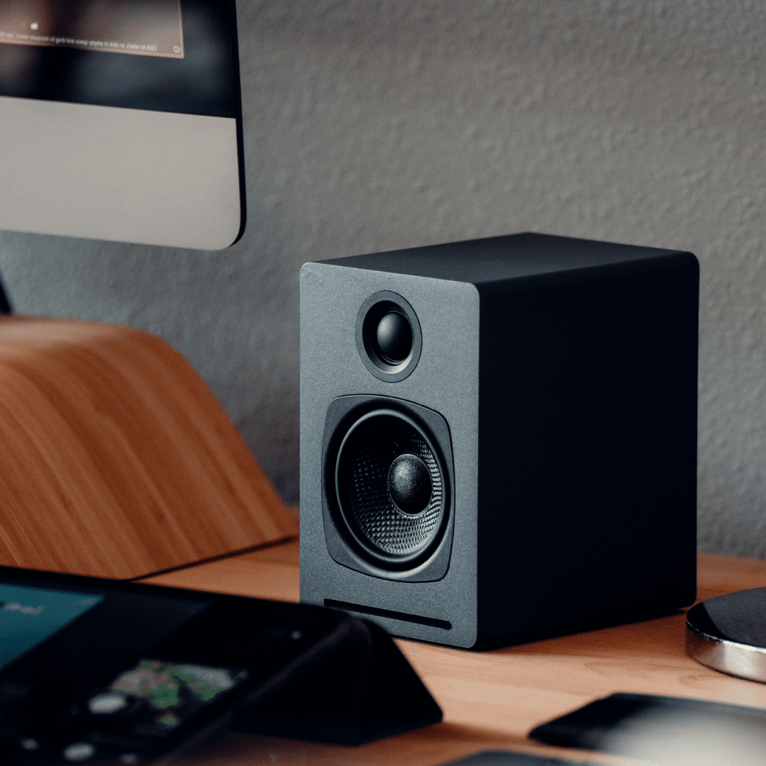 Audioengine A1-MR Wifi Desktop Speakers - Grey | Computer Alliance