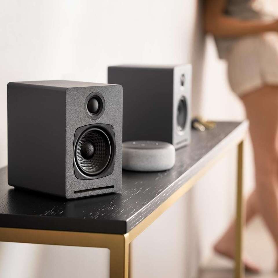 Audioengine A1 Bluetooth Desktop Speakers - Grey | Computer Alliance