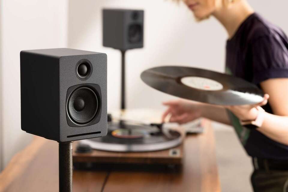 Audioengine A1 Bluetooth Desktop Speakers - Grey | Computer Alliance