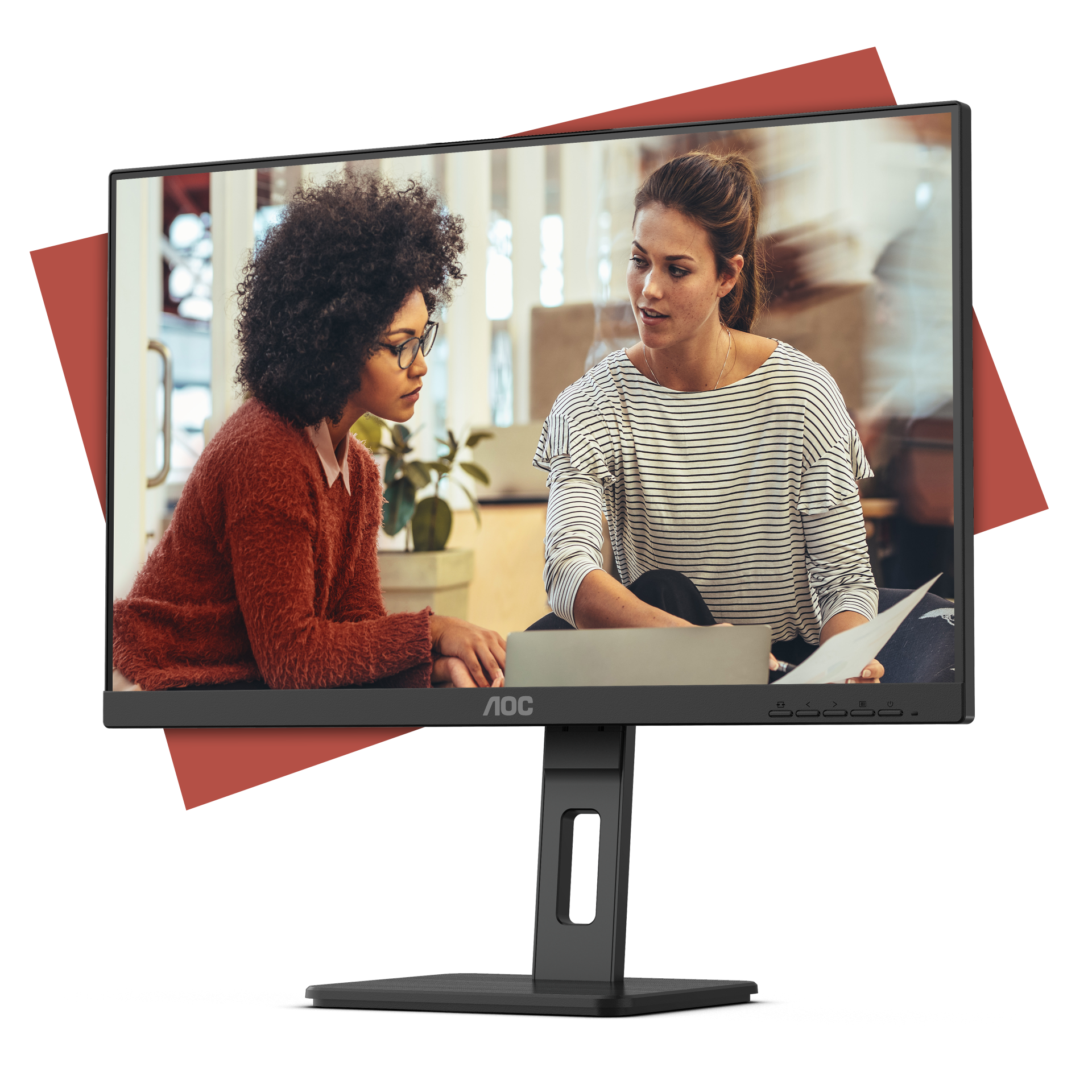 23.8" AOC 24E3QAF FHD 4ms IPS 75Hz Business Monitor With Speakers | CA