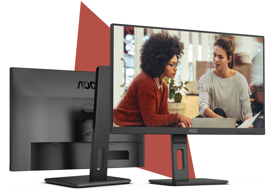 23.8" AOC 24E3QAF FHD 4ms IPS 75Hz Business Monitor With Speakers | CA