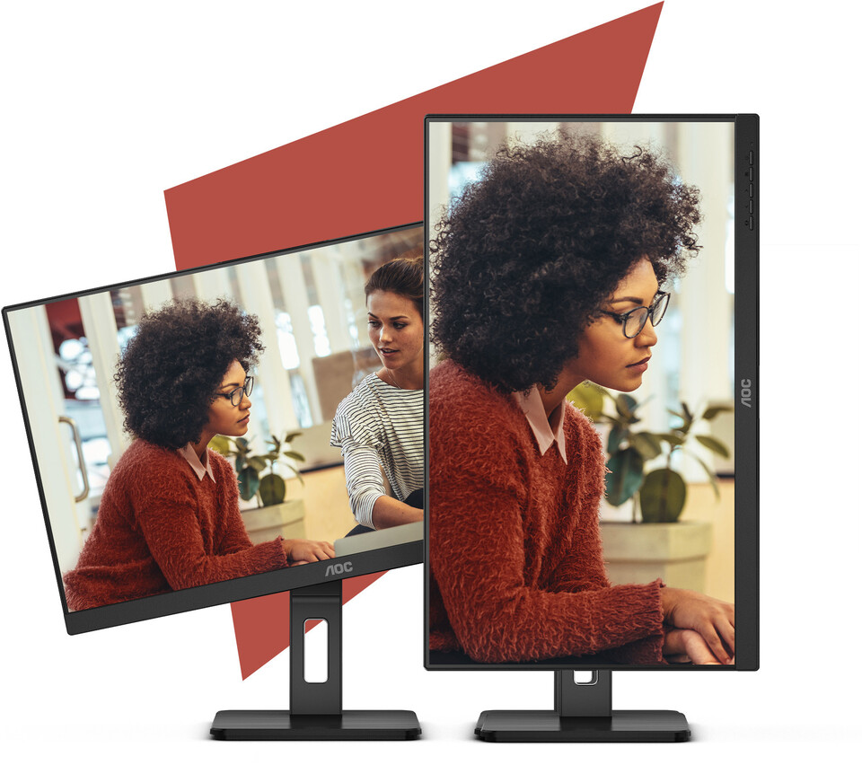 23.8" AOC 24E3QAF FHD 4ms IPS 75Hz Business Monitor With Speakers | CA