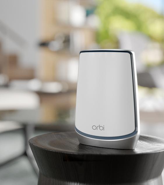 Netgear RBK853-100AUS Orbi Pro WiFi 6 AX6000 Tri-Band Mesh System 3 ...