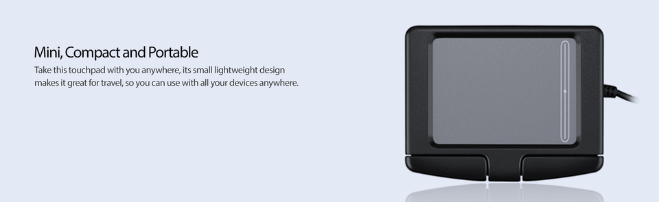 Adesso Easy Cat 2 Button Glidepoint Touchpad (USB) | Computer Alliance