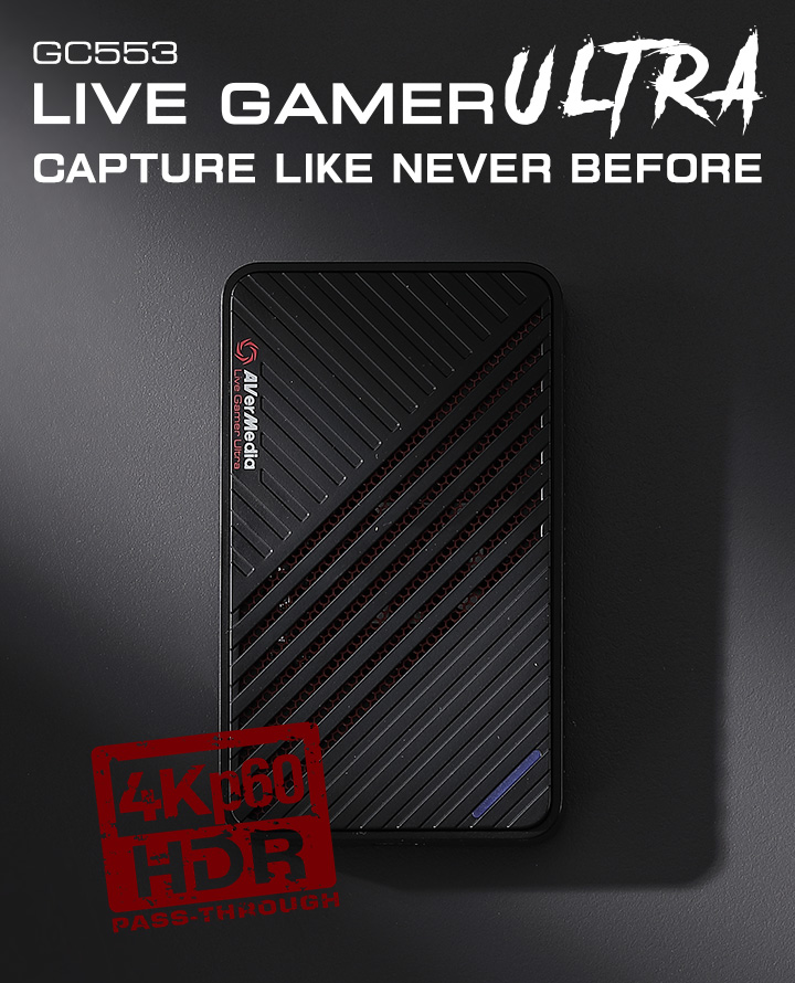AVerMedia GC553 Live Gamer Ultra 4K Recording Edit Capture Device | CA