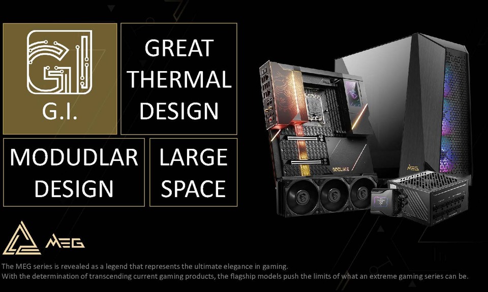 MSI ATX MEG PROSPECT 700R Tempered Glass Black Case | Computer Alliance