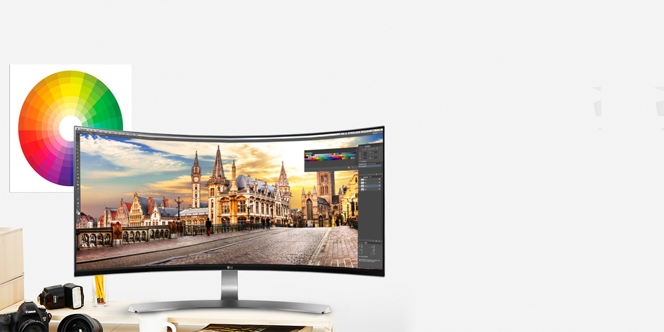 34" LG 34UM88C-P QHD UltraWide FreeSync QHD IPS LED Gaming Monitor with ...