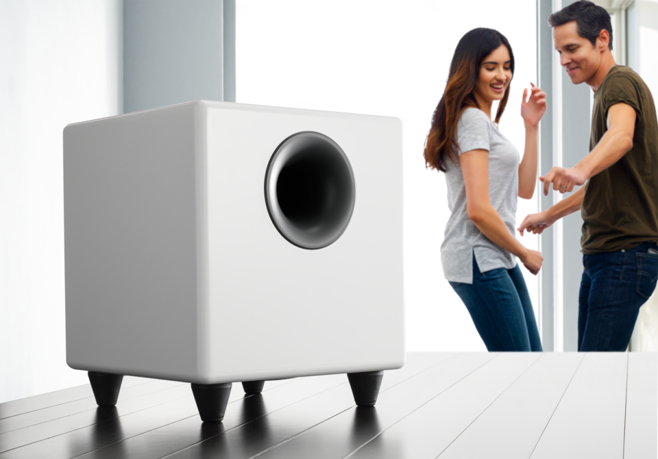 Audioengine S8 Powered Subwoofer Hi-Gloss White | Computer Alliance
