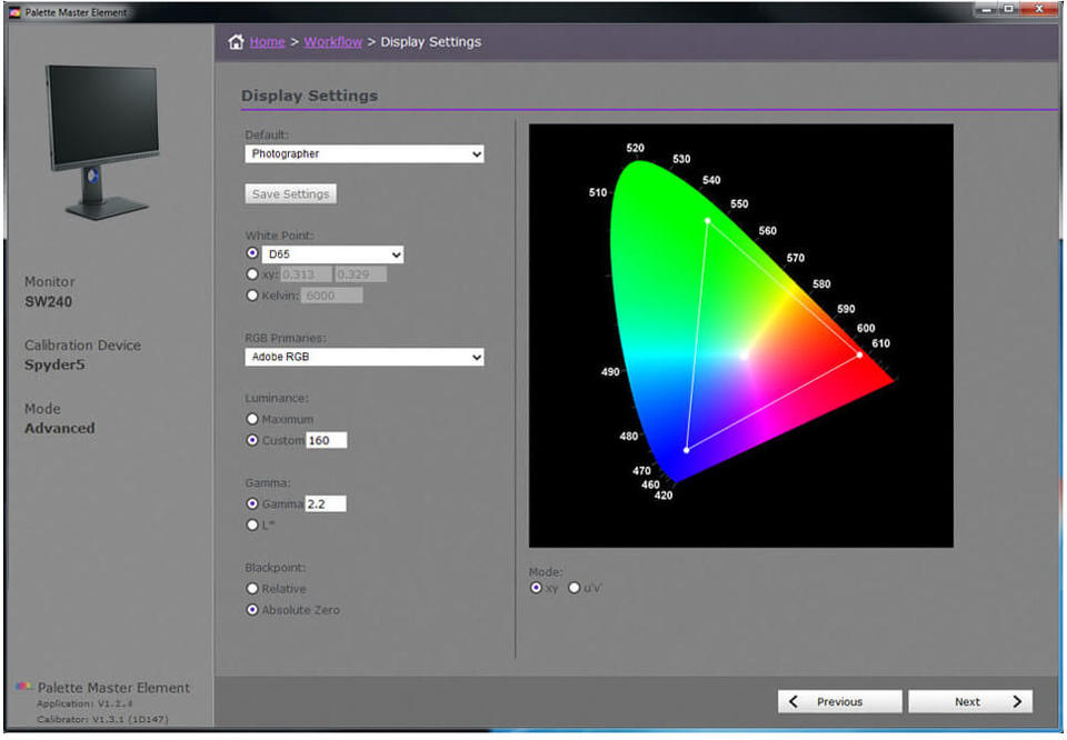 24" BenQ SW240 FHD IPS 99 ADOBE RGB Colour Accurate Monitor for ...