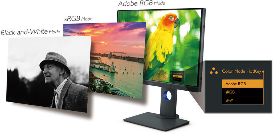 24" BenQ SW240 FHD IPS 99 ADOBE RGB Colour Accurate Monitor for ...