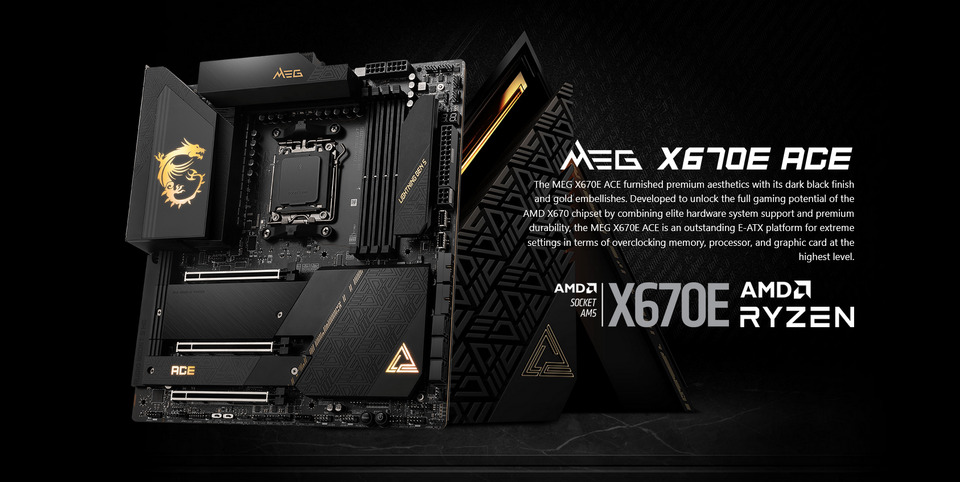 MSI AM5 E-ATX MEG X670E ACE DDR5 Motherboard | Computer Alliance