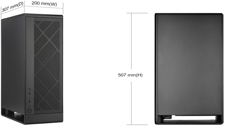 Silverstone ALTA G1M Micro-ATX White Case | Computer Alliance