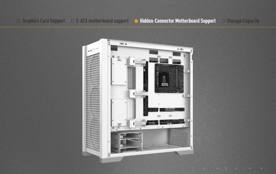 ASUS E-ATX TUF Gaming GT302 ARGB White Case | Computer Alliance