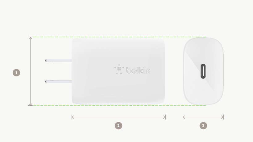Belkin BOOSTCHARGE USB-C Wall Charger 18W + USB-C to Lightning Cable ...