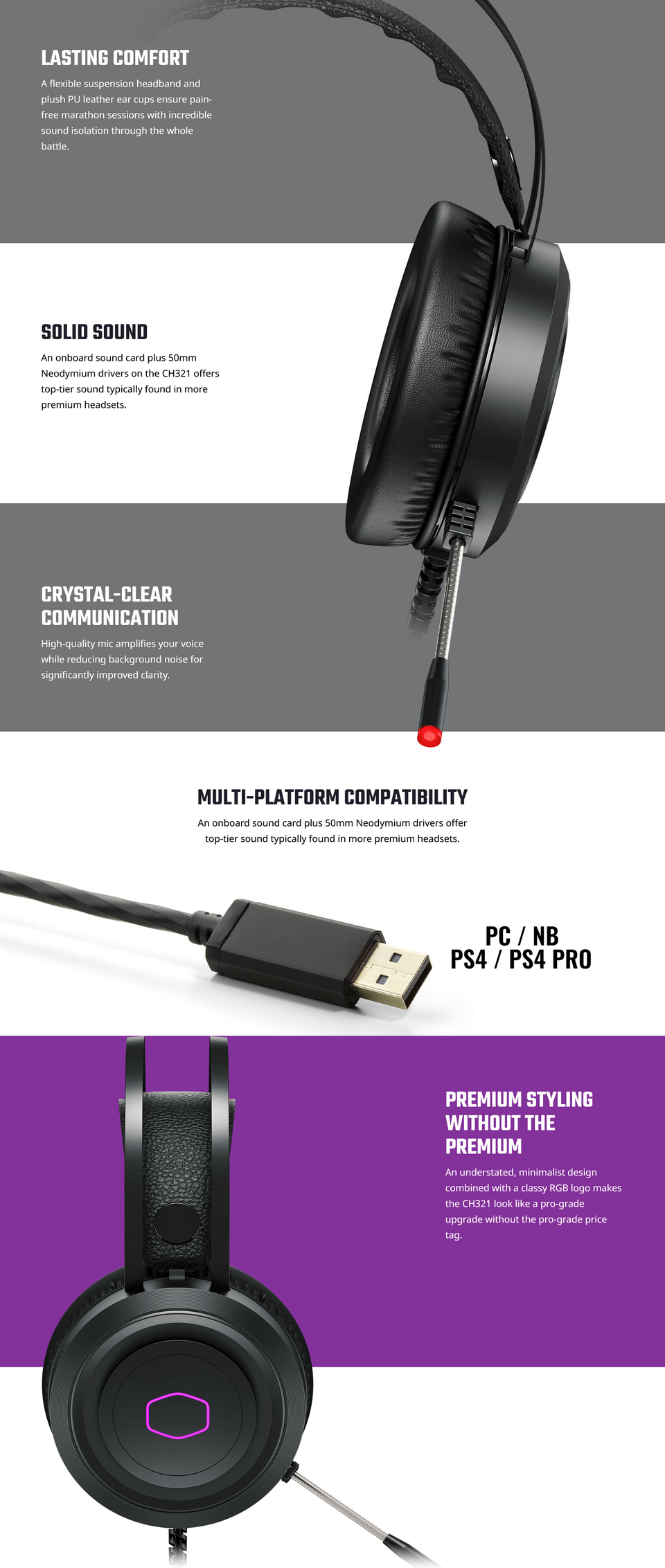 Cooler Master CH-321 Master Pulse Gaming Headset | Computer Alliance