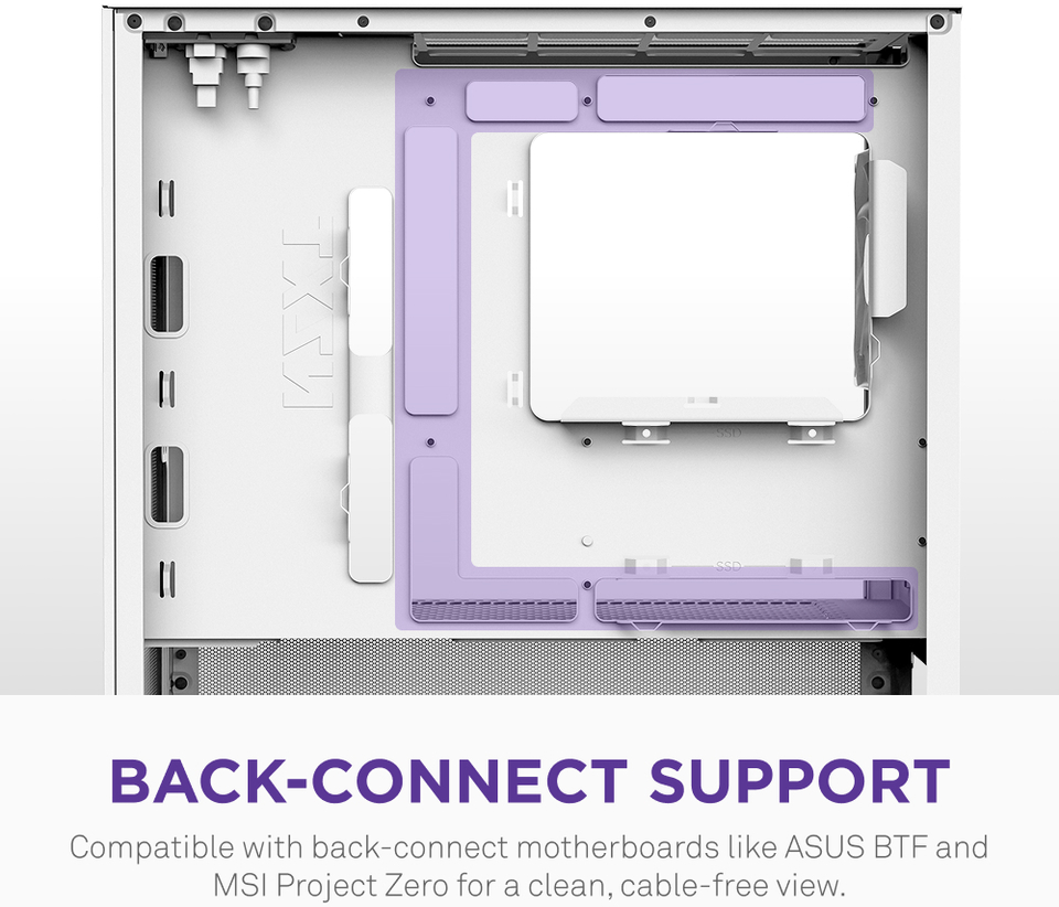 NZXT H3 Flow Micro-ATX Case White | Computer Alliance