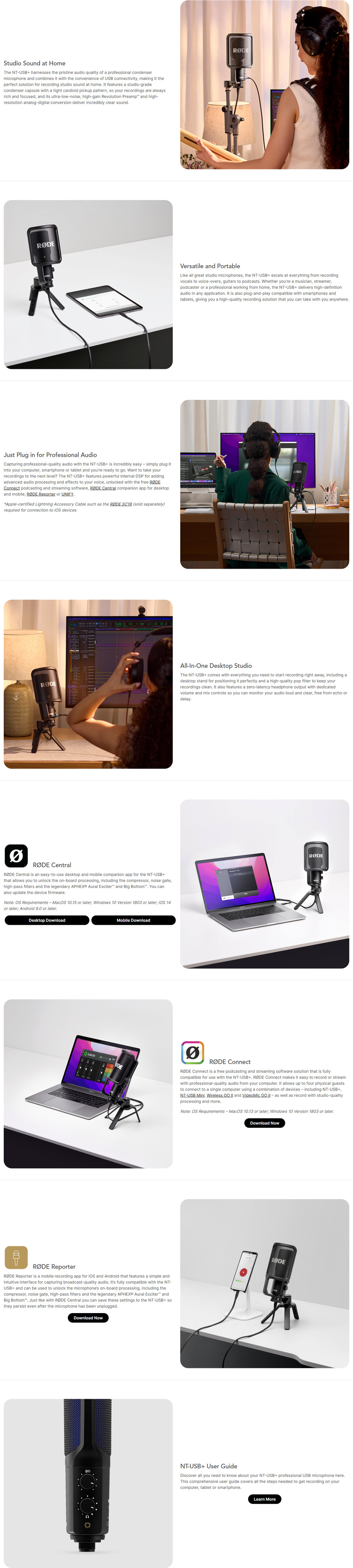 RODE NT-USB+ Professional USB Microphone | Computer Alliance