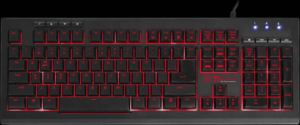 Thermaltake TteSPORTS Commander Pro Wired Keyboard and Mouse Combo CM ...