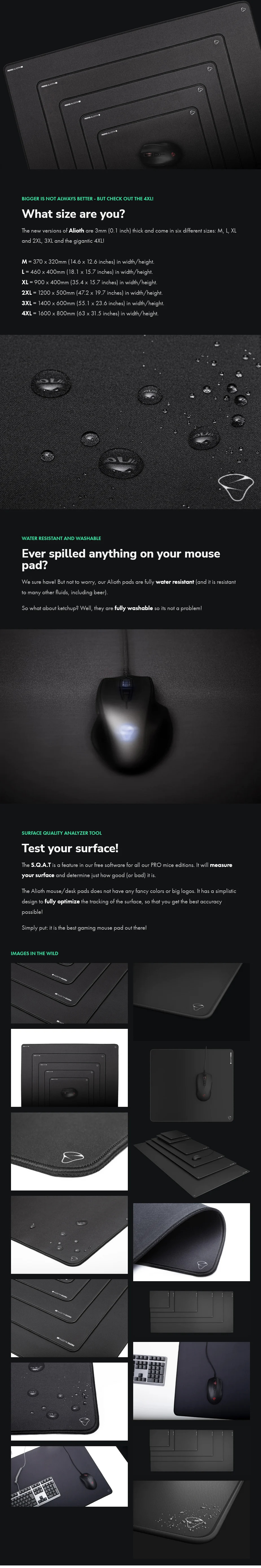 Mionix ALIOTH-M Medium Mouse Mat | Computer Alliance