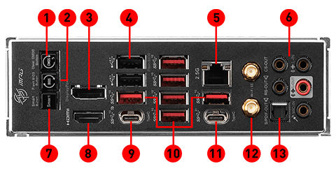 MSI AM5 ATX MPG X670E CARBON WIFI DDR5 Motherboard | Computer Alliance