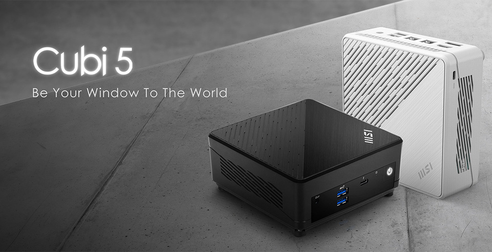 MSI Cubi 5 12M-009BAU i3 1215U Barebone Mini PC | Computer Alliance
